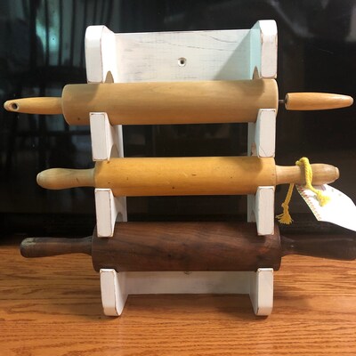 3 Pin Rolling Pin Rack for Your Wooden Rolling Pin Collection Farmhouse ...