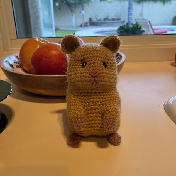 Crochet Pattern-the Hamster(pdf/eng/kor) - Etsy