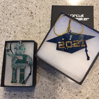 Circuit Board Ornament Robot, Computer Programmer, Software Engineer ...