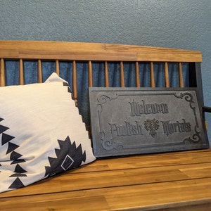 Disney Haunted Mansion Engraved Acacia Wood Caricature Board - Etsy