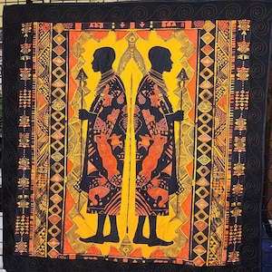 Map of Africa Fabric Panel. - Etsy