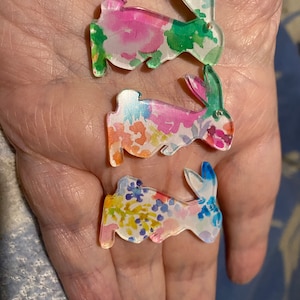 NEW Custom Laser Cut Acrylic Neon Pink Crystal Glitter - Etsy