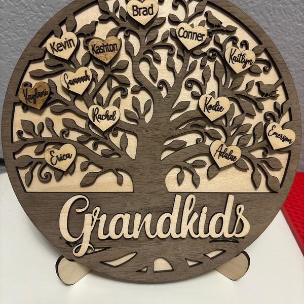 Family Tree Laser Cut Svg Files, Vector Files for Wood Laser Cutting - Etsy