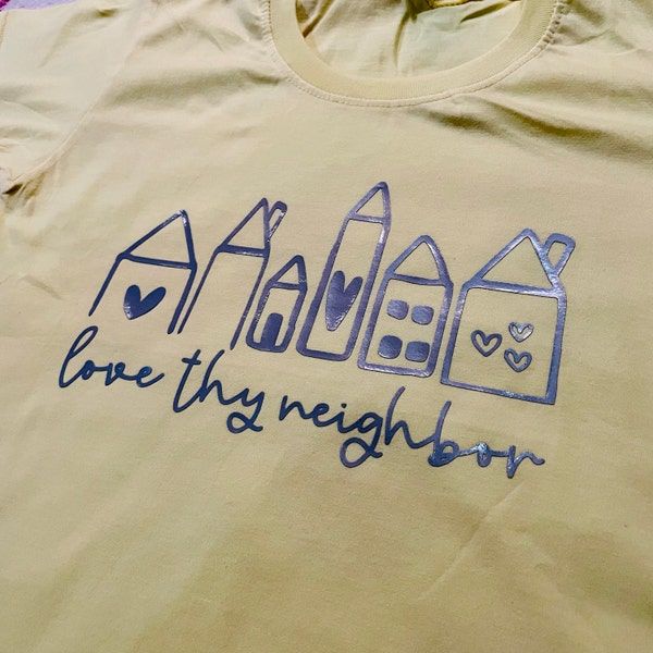 Love Thy Neighbor SVG Christian Digital Cut File + PNG & DXF - Etsy