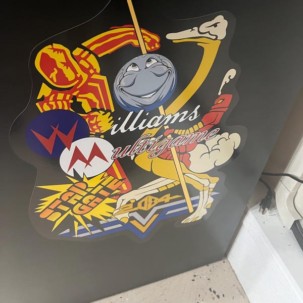 Outrun Arcade 1up Cabinet Riser Graphic Decal Sticker Only - Etsy