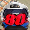 Personal Custom Race Numbers Stickers Decals Graphics Racing Motorcycle ...