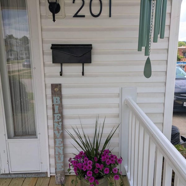 NO DRILLING REQUIRED 7.5" Vinyl Siding House Numbers Black or White - Etsy