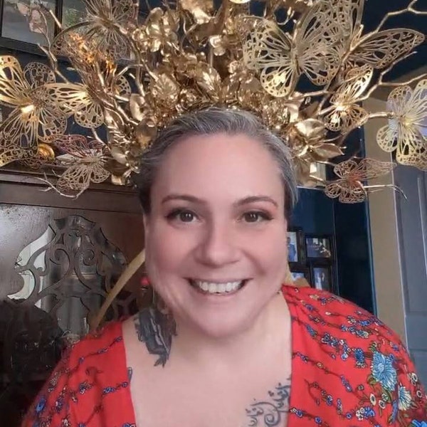 Mother Nature Forest Headpiece. Ram Horns Headpiece. Green Forest ...