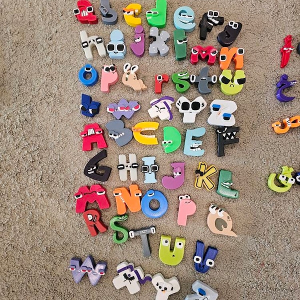 Full Set A-Z of UPPERCASE Alphabet Letters - Etsy