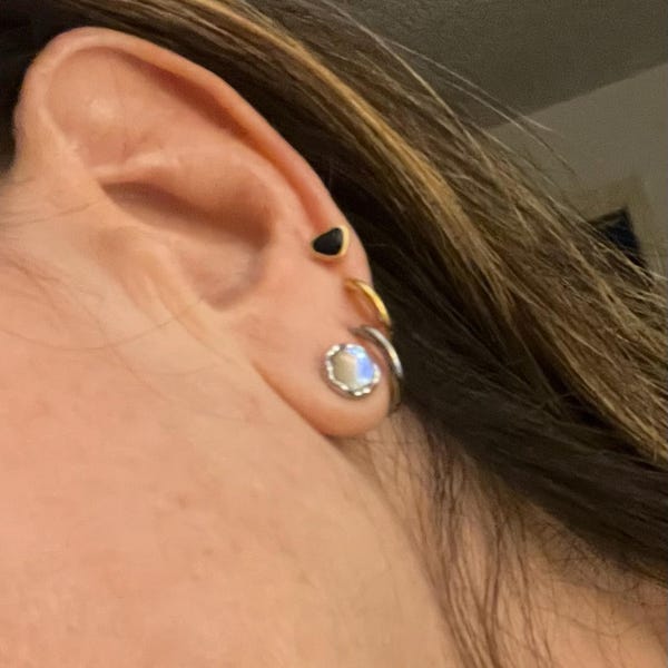 Titanium Leaves Open Ring, Non Tarnish Ring, Elegant Ring, Waterproof ...