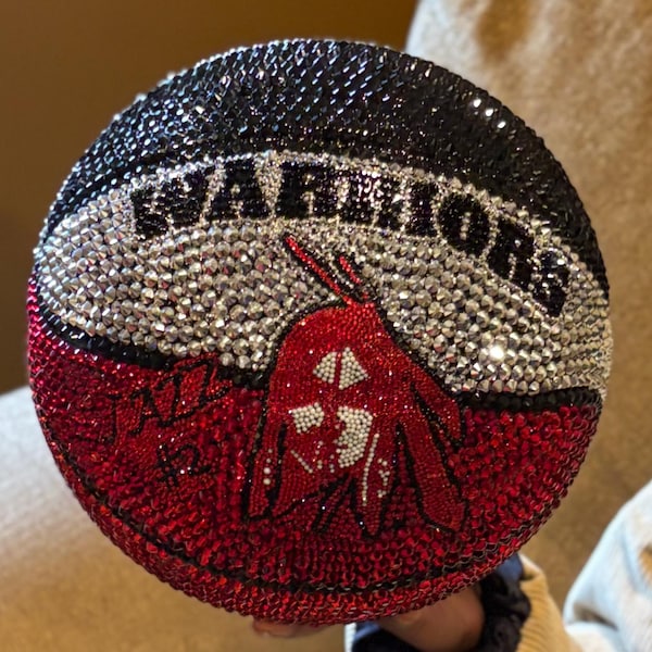 Bedazzled Basketball - Etsy