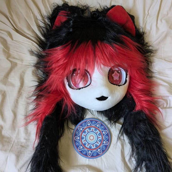 Fursuit Head CAT Fox/furry Mask/kigurumi Mask/christmas Gift for ...