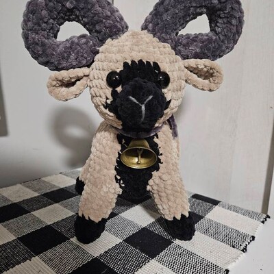 Amigurumi Ram Pattern, Crochet Pattern Ram, Large Plushie Amigurumi ...
