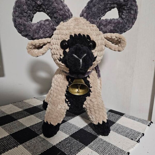 Amigurumi Ram Pattern, Crochet Pattern Ram, Large Plushie Amigurumi ...