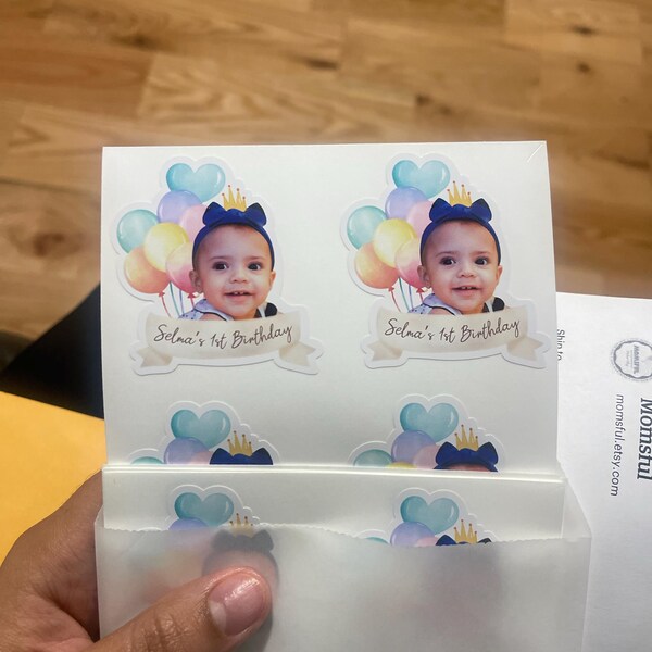 Birthday Sticker｜personalized Birthday Sticker｜custom Kid Birthday ...