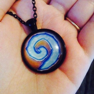 Mighty Morphin Power Rangers White Ranger Pendant Charm Glass Necklace ...