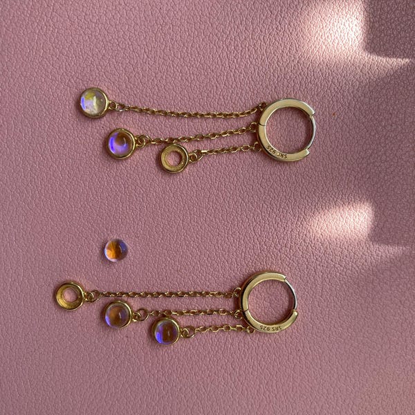 Sterling Silver Rotatable Planet Ring, Fidget Ring, Adjustable Size ...