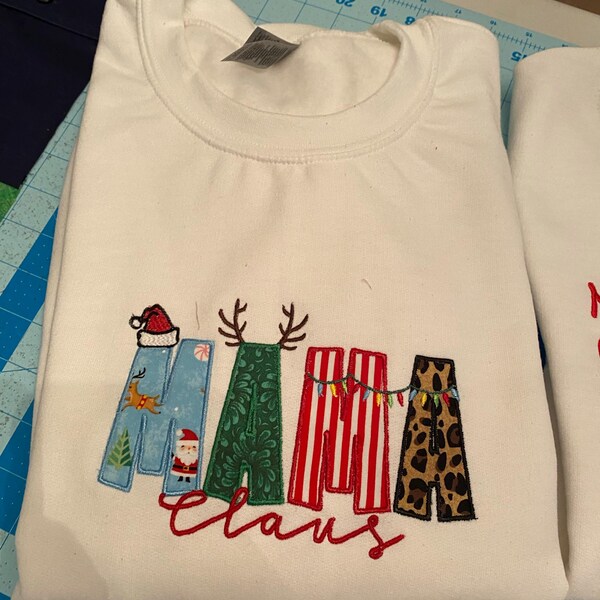 Chenille Yarn Script Font Applique Embroidery Seven Sizes 2, 3, 4, 5, 6 ...