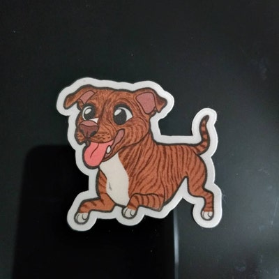 Bully Sticker Pit Bull APBT Amstaff Staffy Chibi Puppy Dog - Etsy