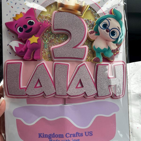 Bebefinn Cake Topper, Party Baby Shark, Custom Design Bebefinn Party ...