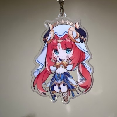 Bennett and Razor Keychains Genshin Impact Arcylic Charms - Etsy