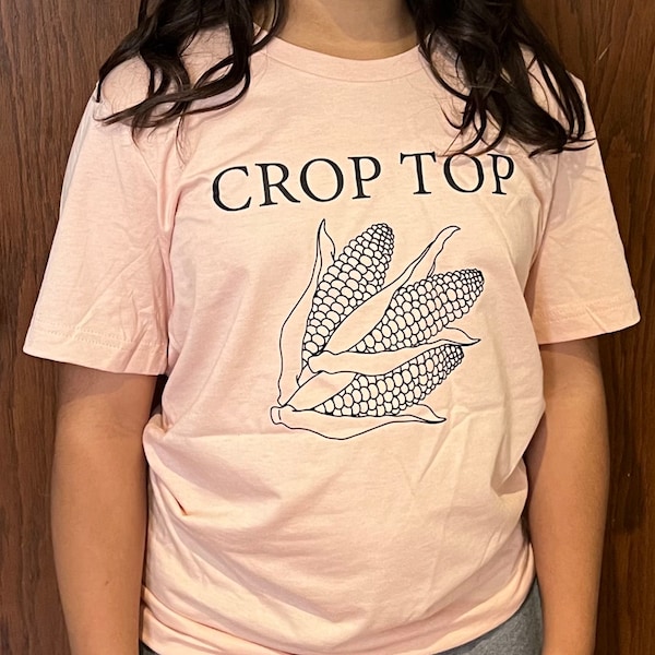 Crop Top Corn Shirt Gift for Farm Girl, Corn Sweatshirt, Farm Life ...