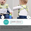 Houdini Bib Sewing Pattern / Full Coverage Baby Bib / Bib With Snaps ...