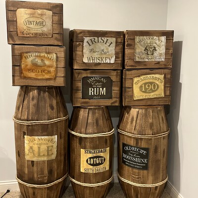 12 Prohibition Bootlegger Crate Labels JPG Set 8.5X11 Speakeasy Roaring ...