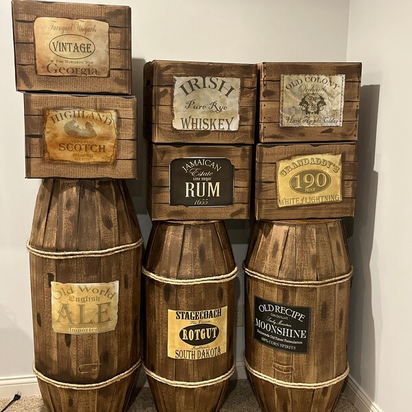 12 Prohibition Bootlegger Crate Labels JPG Set ~ 8.5X11 Speakeasy ...