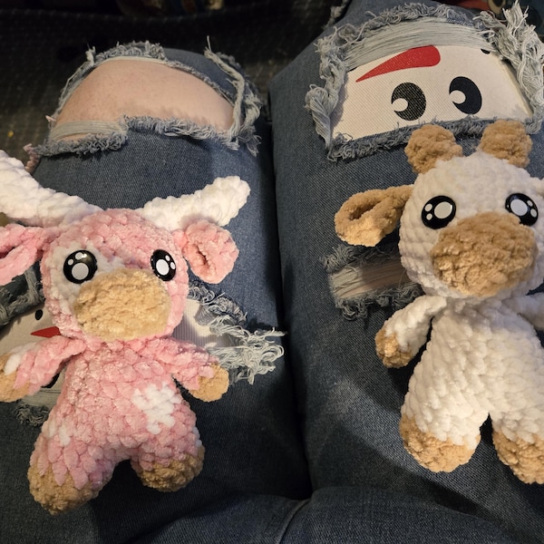 Baby Cows TRIO Pattern- Baby Longhorn, Baby Cow, Baby Highland, Crochet ...