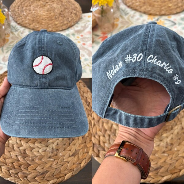 Coordinate Custom Hat, Embroidered Hat, Initial Cap, Personalized ...