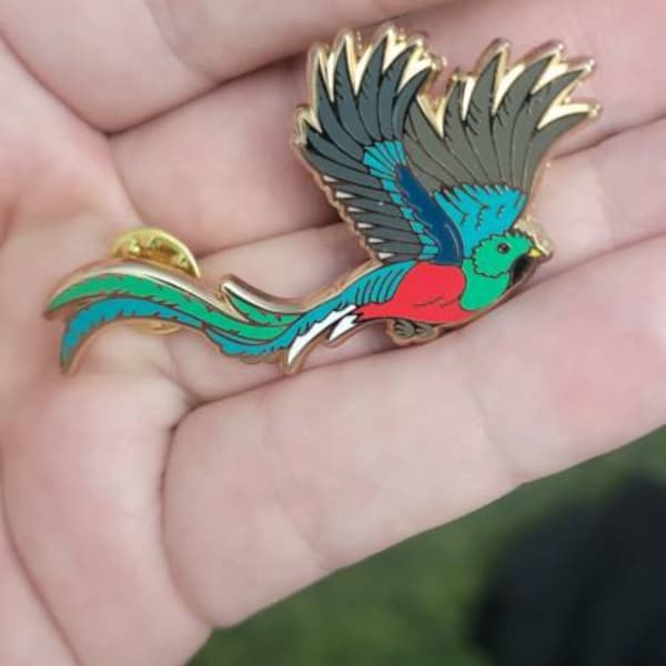 Red Northern Cardinal V.2 Enamel Pin Badge, Gift for Him, Gift for Her ...