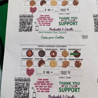 2023 Girl Scout ABC Cookie Post Cards With Avatars DIGITAL - Etsy