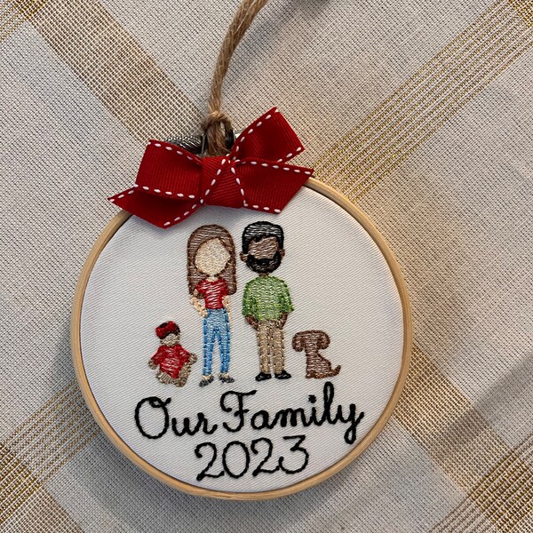 Personalized Family Christmas Ornament Keepsake Holiday Ornament - Etsy