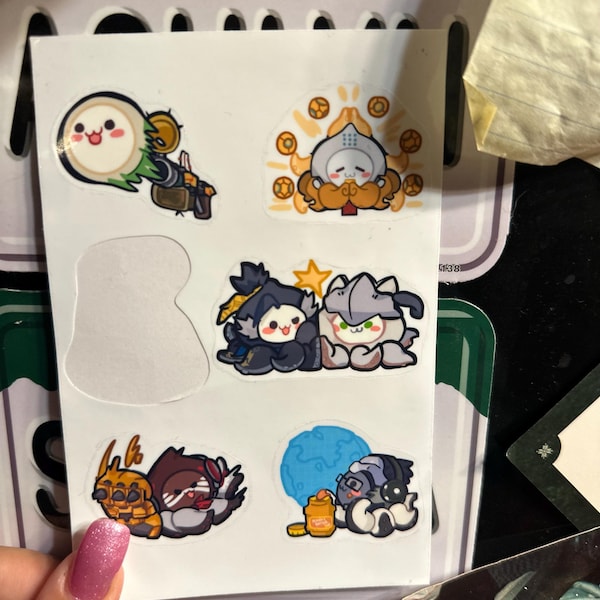 Overwatch Pachimari Pixel Waterproof Holographic Vinyl Sticker Decal - Etsy