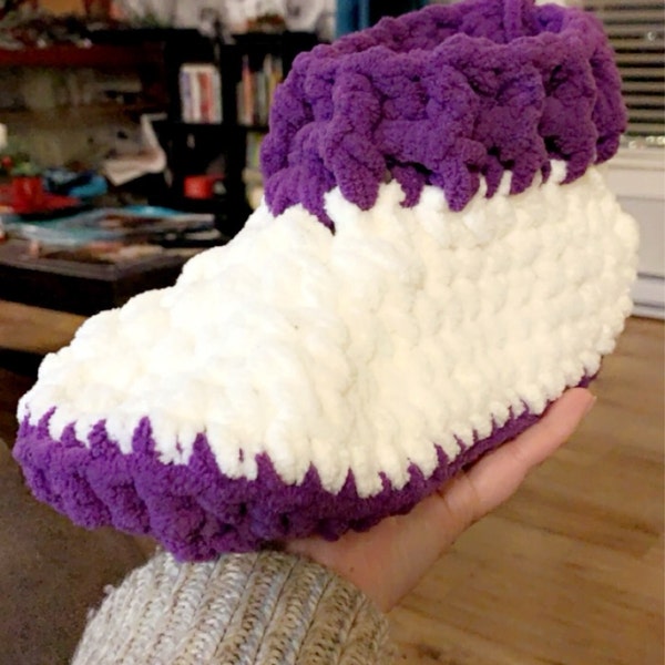 Cloud 9 Slippers Crochet Pattern - the Lavender Chair - *PDF FILE ONLY ...