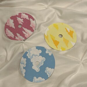 Decorative Cds Hand Painted Set of 3 Aesthetic Cds - Etsy