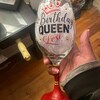 Blinged Birthday Queen Wine Glass, Personalized Birthday Glass - Etsy