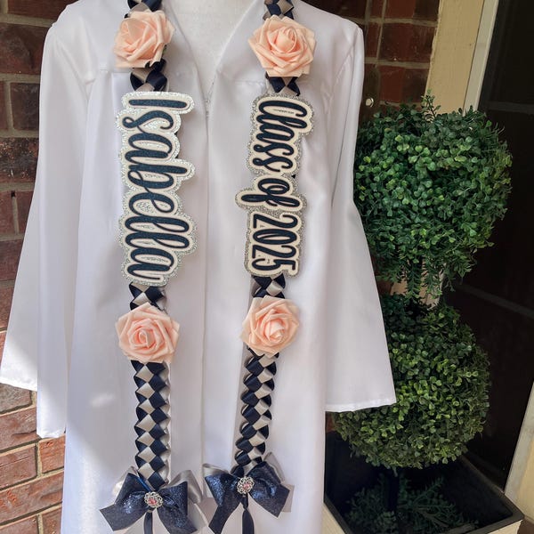 Customized Graduation Lei, Senior Recognition, Personalized Gift for ...