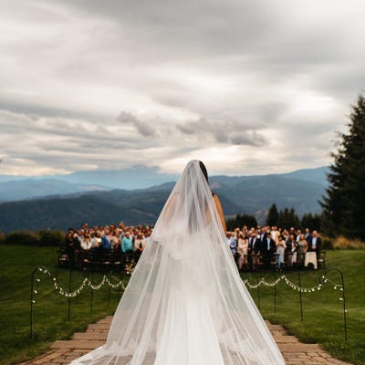 3 D Floral Lace Veil,flower Veil,wedding Veil Cathedral,bridal Veil ...