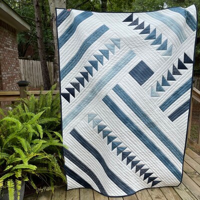 Zen Garden Quilt Pattern Modern Quilt Pattern Contemporary - Etsy Australia