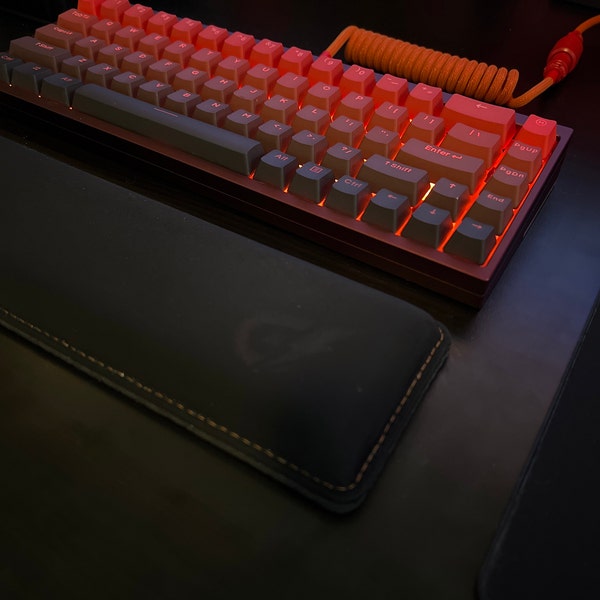 Gradient Black and Red Keycap Set, OEM Profile, Shine-through, PBT ...