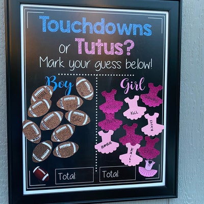 Printable Baby Shower Baby Pool Game Greenery Birth Predictions 11 X 17 ...