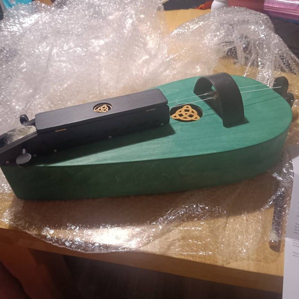 Black Colour Long Scale Hurdy Gurdy With a Trompette (buzzing Bridge ...