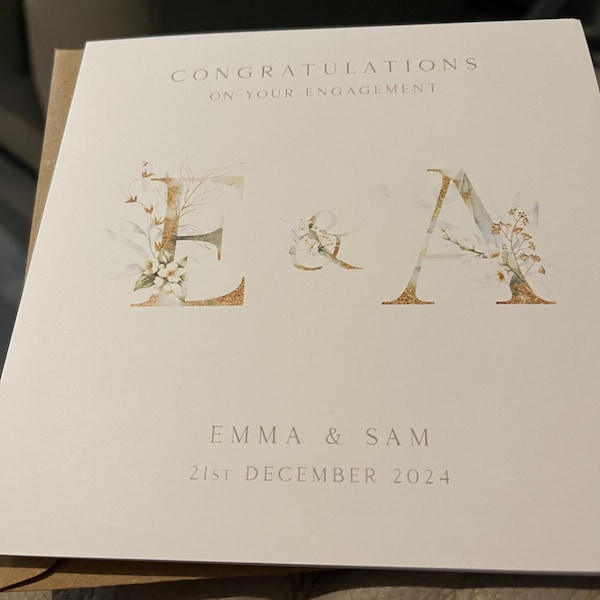 Engagement Card | Congratulations on Your Engagement Card | Engagement ...