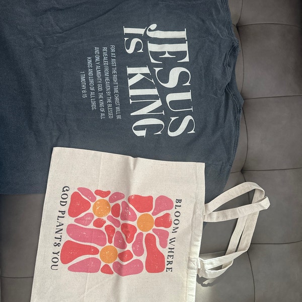 Jesus is King Shirt Jesus is King Tshirt Christian Merch Bible Verse ...