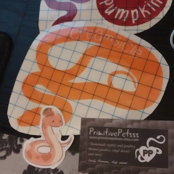 Customizable Name Ball Python Snake Vinyl Decal (READ DESCRIPTION) - Etsy