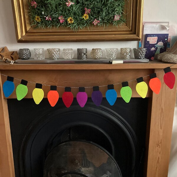 Colourful Fairy Light Reusable Party Decor, Retro Style Fairy Lights ...