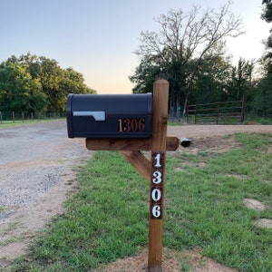 Mailbox Post Address Tiles. 2 5/8 X 4 1/2 Tall. Made With or Without ...