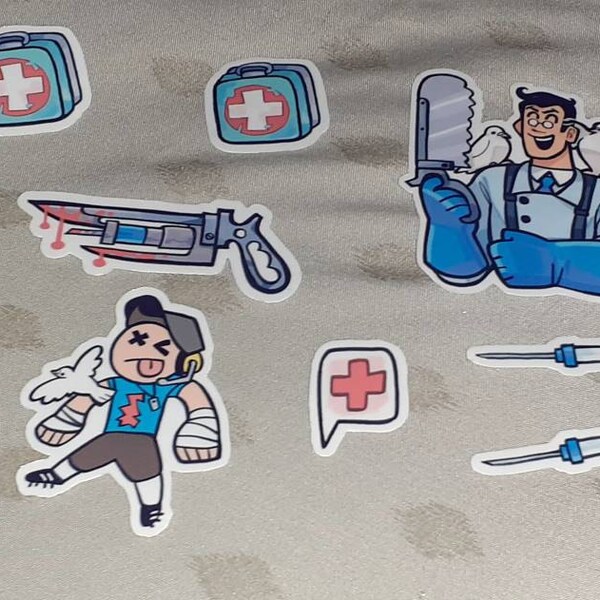 MEDIC! TF2 Sticker Pack - Etsy Canada